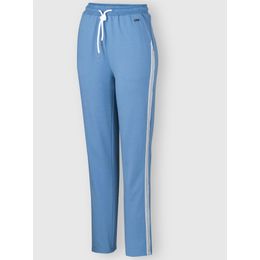 feel good Damen Jerseyhose, Gr. 18, blau, 50% Baumwolle, 50% Polyester, unifarben, Hosen