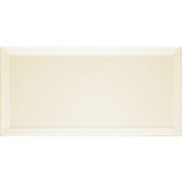 Wandfliese 'Metrotiles' Steinzeug creme 10 x 20 cm