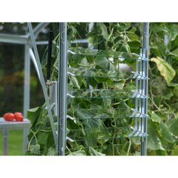 Vitavia Lamellen-Wandfenster aus Aluminium silbern