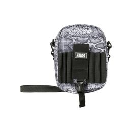 Urban Classics Bauchtasche "Urban Classics Unisex Printed Festival Bag", schwarz-wei&szlig;, Polyester, unifarben, Taschen