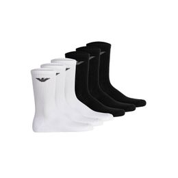 Emporio Armani Herren Kurzsocken "Socken SPORTY SPONGE 6P 6er Pack", Gr. 39, bunt, Obermaterial: 85% Baumwolle CO. 13% Polyamid PA. 2% Elasthan EL.,