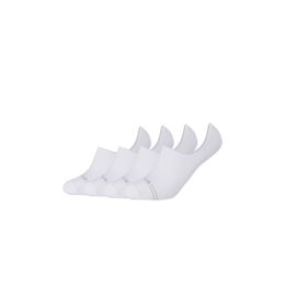 Mustang Damen F&uuml;&szlig;linge "4er Pack", Gr. 39, wei&szlig;, 73% Baumwolle, 23% Polyester, 2% Polyamid, 2% Elasthan, Socken