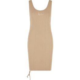 Karl Kani Damen Shirtkleid "Karl Kani Damen", beige, Gr. S, 95% Baumwolle, 5% Elasthan, Kleider