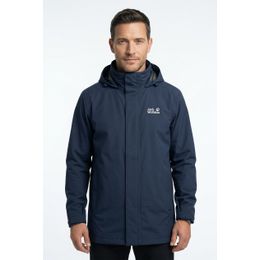 Jack Wolfskin Herren Funktionsjacke "TRAILTIME 2L JKT M"midnight sky, Gr. XXL, Web, Obermaterial: 100% Polyester. Futter: 100% Polyester, Jacken,