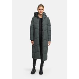 Marikoo Damen Winterjacke "Firella"stonegr&uuml;n, Gr. 4XL, Obermaterial: 100% Polyester. Futter: 100% Polyester. Wattierung: 100% Polyester. &Auml;rmelfutter: