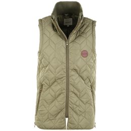 oxmo Damen Steppweste "Steppweste OXAlita", gr&uuml;n, Gr. M, Obermaterial: 100% Polyester PES., Westen