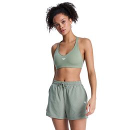 Roxy Damen Funktionsshorts "Rise & Vibe", gr&uuml;n, Gr. XS, Obermaterial: 80% Polyester, 20% Elasthan., Hosen