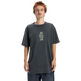 DC Shoes Herren T-Shirt "Laugh Stack", schwarz, Gr. S, Obermaterial: 75% Baumwolle, 25% Baumwolle., Shirts