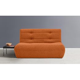 ell+ell Schlafsofa ELL + ELL, B:150cm H:85cm T:100cm, orange, Jugendzimmer, Sofas, "Vanja"