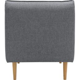 Sofaelement DOMO collection, B:70cm H:81cm T:82cm, grau, 88% Olefin, 12% Polyethylene, Polsterelemente, "Filho, erweiterbar, B/T/H 70/82/81cm,