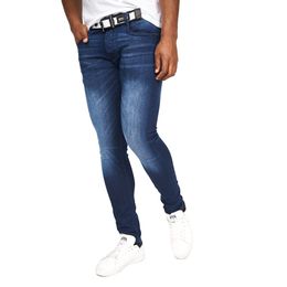 CrossHatch - "Barbeck" Jeans f&uuml;r Herren (Dunkle Waschung)