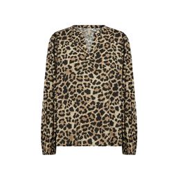 soyaconcept Damen Blusentop "Soya Concept Shirt SC-FLAVIA 4", braun, Gr. S, Obermaterial: 100% Viskose, Blusen