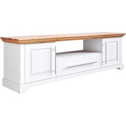 TV-Board OTTO HOME, B:171cm H:171cm T:39cm, gelb, FSC-zertifiziertes Massivholz, Sideboards, "Melissa", Lowboard, 2-t&uuml;rig, Breite 171 cm, Kiefer