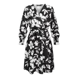 CLOUD 5IVE Damen Shirtkleid "CLOUD 5IVE", schwarz-wei&szlig;, Gr. S, 100% Polyester, Kleider