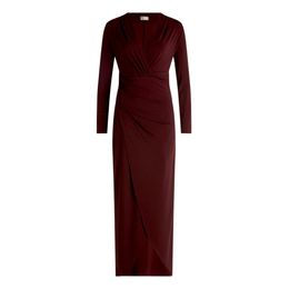Vera Mont Damen Abendkleid "Damen mit V-Ausschnitt", rot, Gr. 38, Obermaterial: 95% Polyester, 5% Elasthan. Futter: 100% Polyester, Kleider
