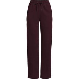 LANDS' END Jogginghose mit geradem Bein SERIOUS SWEATS f&uuml;r Damen in Petite-Gr&ouml;&szlig;e, Damen, size: petite, Rot, Baumwoll-Mischung/Polyester-Mischung, by Lands' End