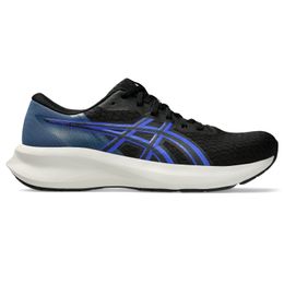 asics Herren Laufschuh "PATRIOT 14", Gr. 42,5schwarz, neon blau, Synthetik, Schuhe, atmungsaktives Mesh-Obermaterial, Energiegeladene Mittelsohle