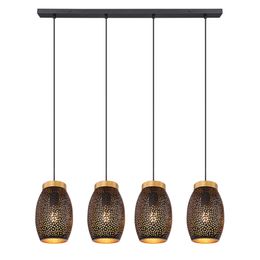 Globo LIGHTING H&auml;ngeleuchte "NARRI", 1 Stk., schwarz, Wohnzimmer, Leuchten, H&auml;ngelampe/Pendelleuchte/Esszimmer/Wohnzimmer/Esstisch