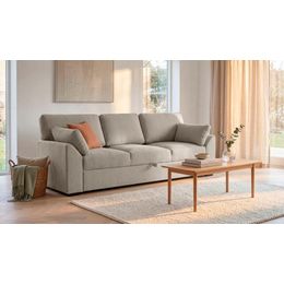 3-Sitzer OTTO HOME, B:233cm H:88cm T:86cm, braun, 100% polyester, Sofas, "Citry", Breite 233 cm, Chenille, mit Bettfunktion, Liegefl&auml;che 144x190 cm