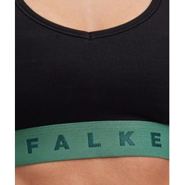 Falke Damen Bustier "Daily Comfort", Gr. S, gr&uuml;n, Single Jersey, Obermaterial: 96% Baumwolle, 4% Elasthan, BHs, ohne B&uuml;gel, Polster und Verschluss,
