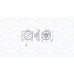 MAGNETI MARELLI L&uuml;fter, Motork&uuml;hlung 069422873010 f&uuml;r SMART