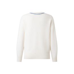 Maerz Muenchen Damen Strickpullover "Maerz Muenchen 323601 Strickpullover Damen Bekleidung"wei&szlig;, Gr. 36, 55% Wolle (Merino), 45% Bio-Baumwolle,
