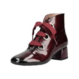 Hispanitas Damen Schn&uuml;rstiefelette "Hispanitas Stiefelette Leder", Gr. 37, rot, Leder, Schuhe