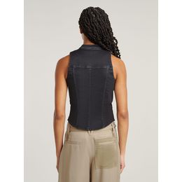 G-Star Raw G-STAR Damen T-Shirt "&Auml;rmelloses Top"petrol gd, Gr. XS, Obermaterial: 50% Baumwolle, 48% Baumwolle, 2% Elasthan, Shirts