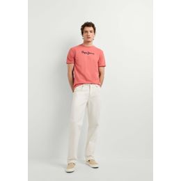 Pepe Jeans Herren T-Shirt "basic t-shirt EGGO N"cinnabar rot, Gr. S, 100% Baumwolle, Shirts