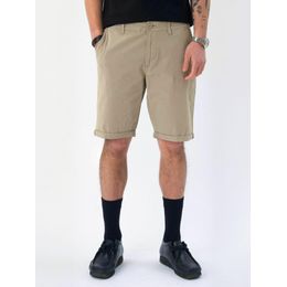 TEESHOPPEN Herren Shorts "TEESHOPPEN Shorts Chino", beige, Gr. M, Obermaterial: 98% Baumwolle, 2% Elasthan, 0% Elasthan, Hosen