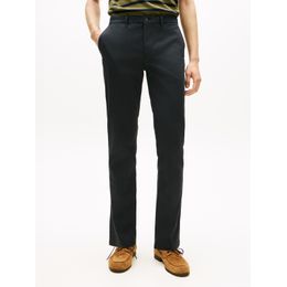 Tommy Hilfiger Herren 5-Pocket-Hose "BLEECKER PRINTED STRUCTURE", schwarz, Gr. 33, Web, Obermaterial: 96% Baumwolle, 4% Elasthan, Hosen, slim fit,