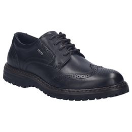 Josef Seibel Herren Budapester "Erroll 59", Gr. 47, schwarz, Leder, Lyralochung, Schuhe, Business Schuh, Budapester mit TEX-Membrane