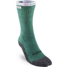 injinji Liner + Hiker Crew Bekleidung Herren gr&uuml;n