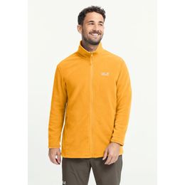 Jack Wolfskin Herren Fleecejacke "TAUNUS 100 FZ M", gelb, Gr. S, Obermaterial: 100% POLYESTER. Futter: 100% POLYESTER, Jacken, Fleecejacke, 3-in-1