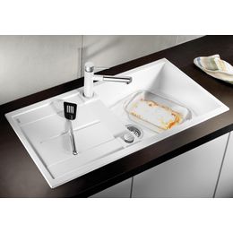 Granitsp&uuml;le Blanco, B:100cm, grau, Verbundwerkstoff, K&uuml;chensp&uuml;len, "METRA XL 6 S", aus SILGRANIT