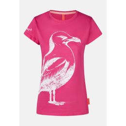 SALZHAUT Damen T-Shirt "Shirt ABBELDWATSCH", pink, Gr. XS, Obermaterial: 100% Baumwolle CO., Shirts