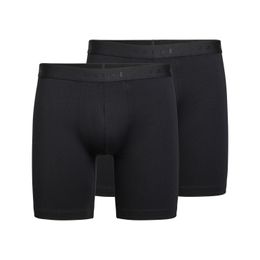 Falke Herren Boxer "Daily Comfort", Gr. M, schwarz, Obermaterial: 96% Baumwolle CO. 4% Elasthan EL., Unterhosen