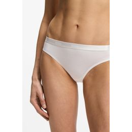 BOSS Damen Slip "BRIEF CI", Gr. M, wei&szlig;, Jersey, Obermaterial: 95% Viskose, 5% Elasthan, unifarben, Unterhosen, mit BOSS Schriftzug auf dem Bund