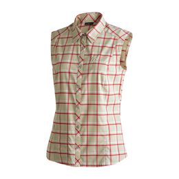 Maier Sports Damen Funktionsbluse "Sana sleeveless", beige, Gr. 34, 97% Polyester, 3% Elasthan, Blusen, &auml;rmellose Damen Bluse, sommerliches