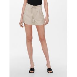 Jacqueline de Yong JDY Damen Shorts "JDYNEW CATIA SHORTS JRS NOOS", beige, Gr. XS, Web, Obermaterial: 95% Polyester, 5% Elasthan, Hosen