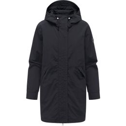 Ragwear Damen Kurzmantel "Lamyja A", schwarz, Gr. M, Obermaterial: 100% Nylon. Innenfutter: 100% Polyester, M&auml;ntel, Leichter Oversize-&Uuml;bergangsparka