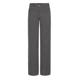 oxmo Damen Chinohose "Chinohose OXIben", grau, Gr. 34, Obermaterial: 98% Baumwolle CO. 2% Elasthan EL., Hosen