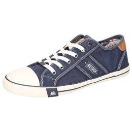 Lerros Herren Sneaker, Gr. 41, blau, Textil, kontrastfarbene Details, Schuhe, Freizeitsneaker, Halbschuh in l&auml;ssiger Optik