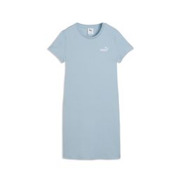 Puma Damen Sweatkleid "ESS Small No. 1 Logo Slim Kleid Damen", blau, Gr. L, Obermaterial: 5% Elasthan, 95% Baumwolle. Kragen: 70% Baumwolle, 30%