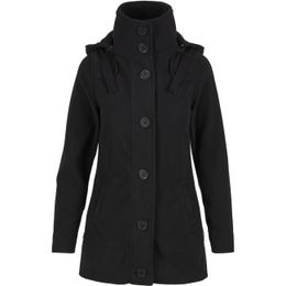 Brandit Damen Winterjacke "Brandit Damen Women Square Fleece Jacket", schwarz, Gr. S, unifarben, 100% Polyester, Jacken