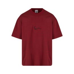 Karl Kani Herren T-Shirt "Karl Kani Aop Signature T-Shirt", rot, Gr. XS, bedruckt, 100% Baumwolle, Shirts