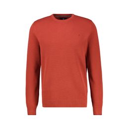 Lerros Herren Strickpullover "Leichter Herren Strickpullover", rot, Gr. XXXL, 100% Baumwolle, Pullover