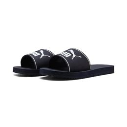 Puma Damen Badesandale "PURECAT 20", Gr. 42, wei&szlig;, unifarben, Schuhe, leicht profiliertes Laufsohlenprofil, Obermaterial aus Synthetik
