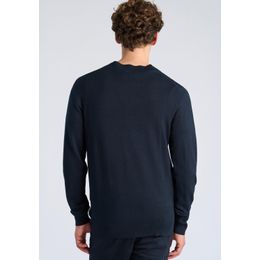 LINDBERGH Herren Cardigan "Cardigan Relaxed Fit"navy, Gr. L, unifarben, Obermaterial: 80% Viskose, 20% Nylon, Strickjacken