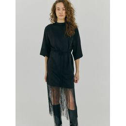 NORR Damen Jerseykleid "NORR Dress Carly", schwarz, Gr. 34, Obermaterial: 68% Viskose, 32% Polyester, Kleider